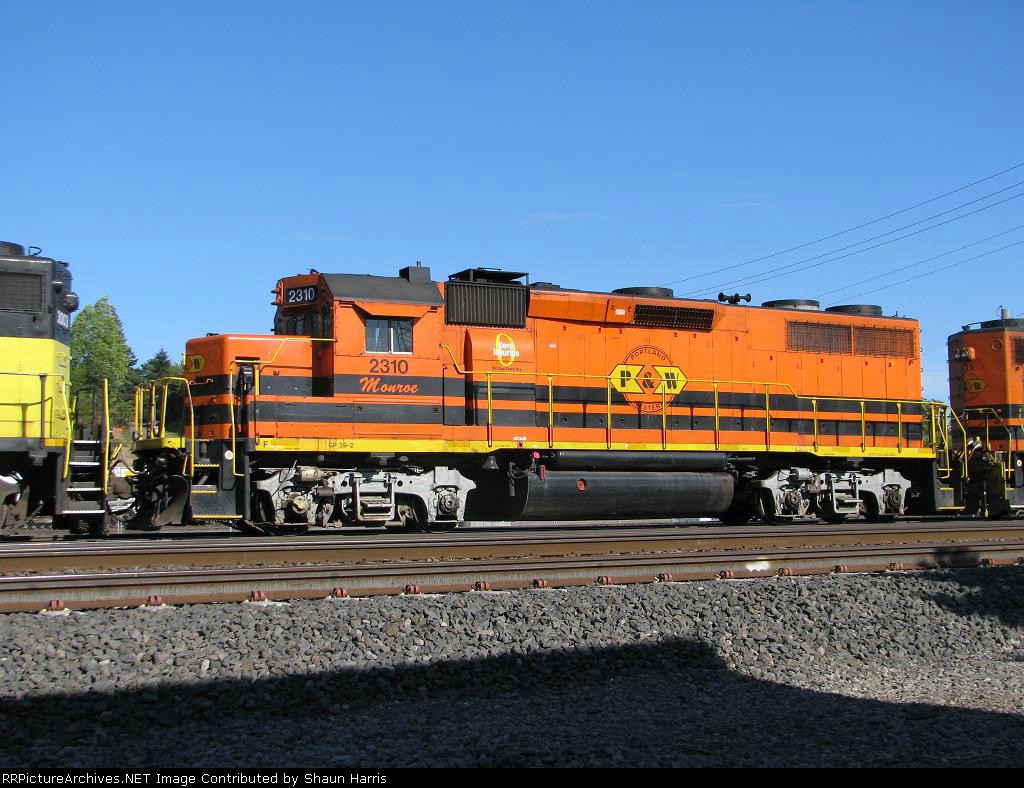 PNWR2310 "Monroe" GP39-2 in BNSF Vancouver Yard.